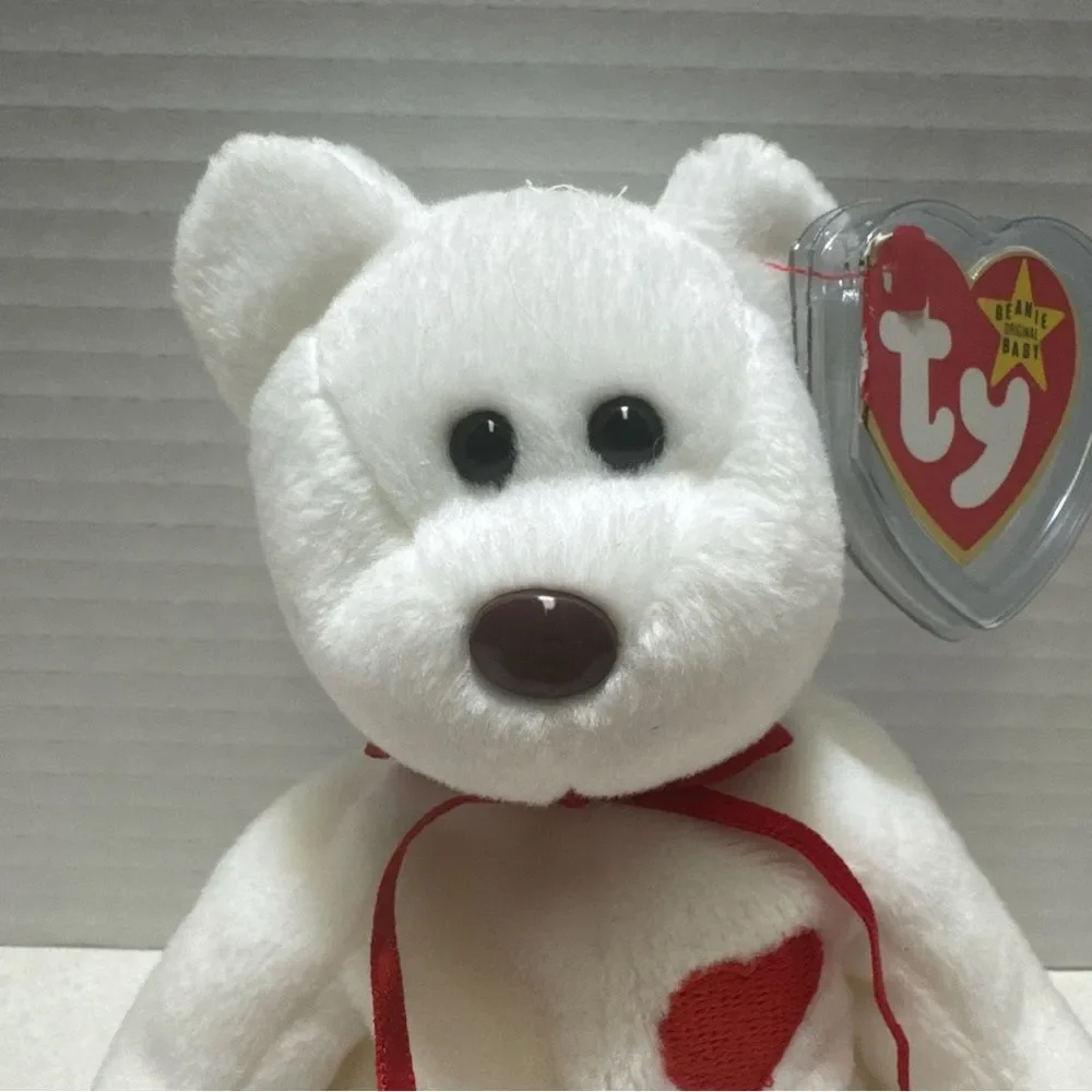 Ty | Toys | Vintage Valentino Beanie Baby With Errorspvc Pellets And ...